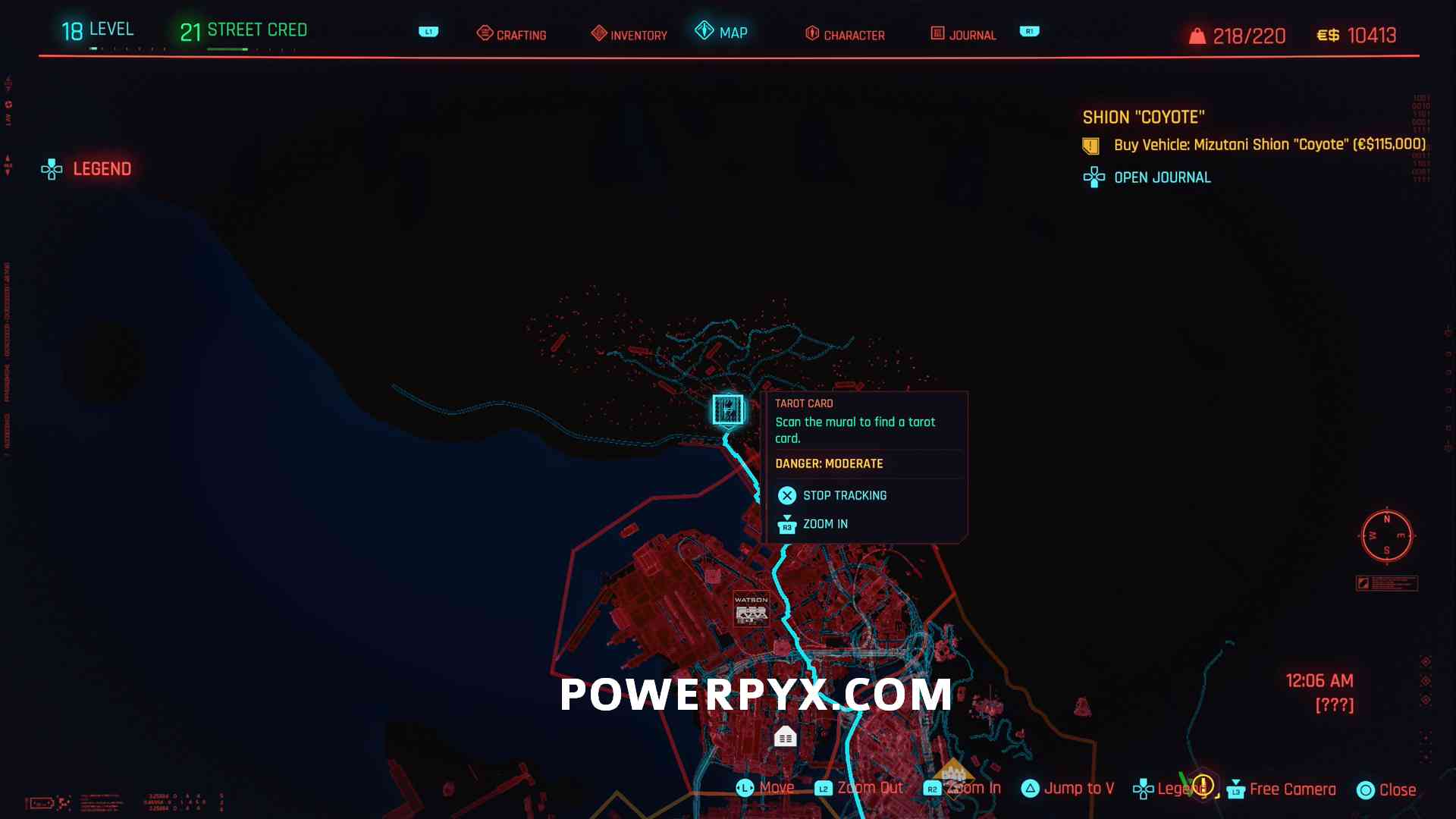 Guides Where to find all the Tarot Cards - Cyberpunk 2077 🕹