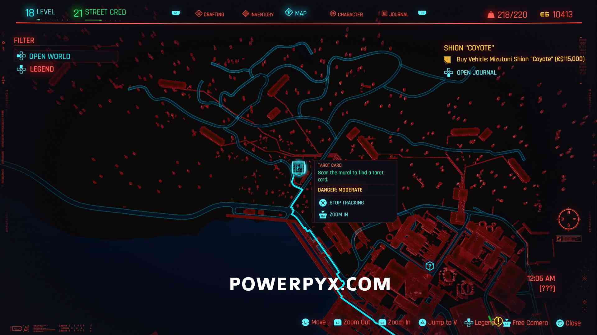 Guides Where to find all the Tarot Cards - Cyberpunk 2077 🕹