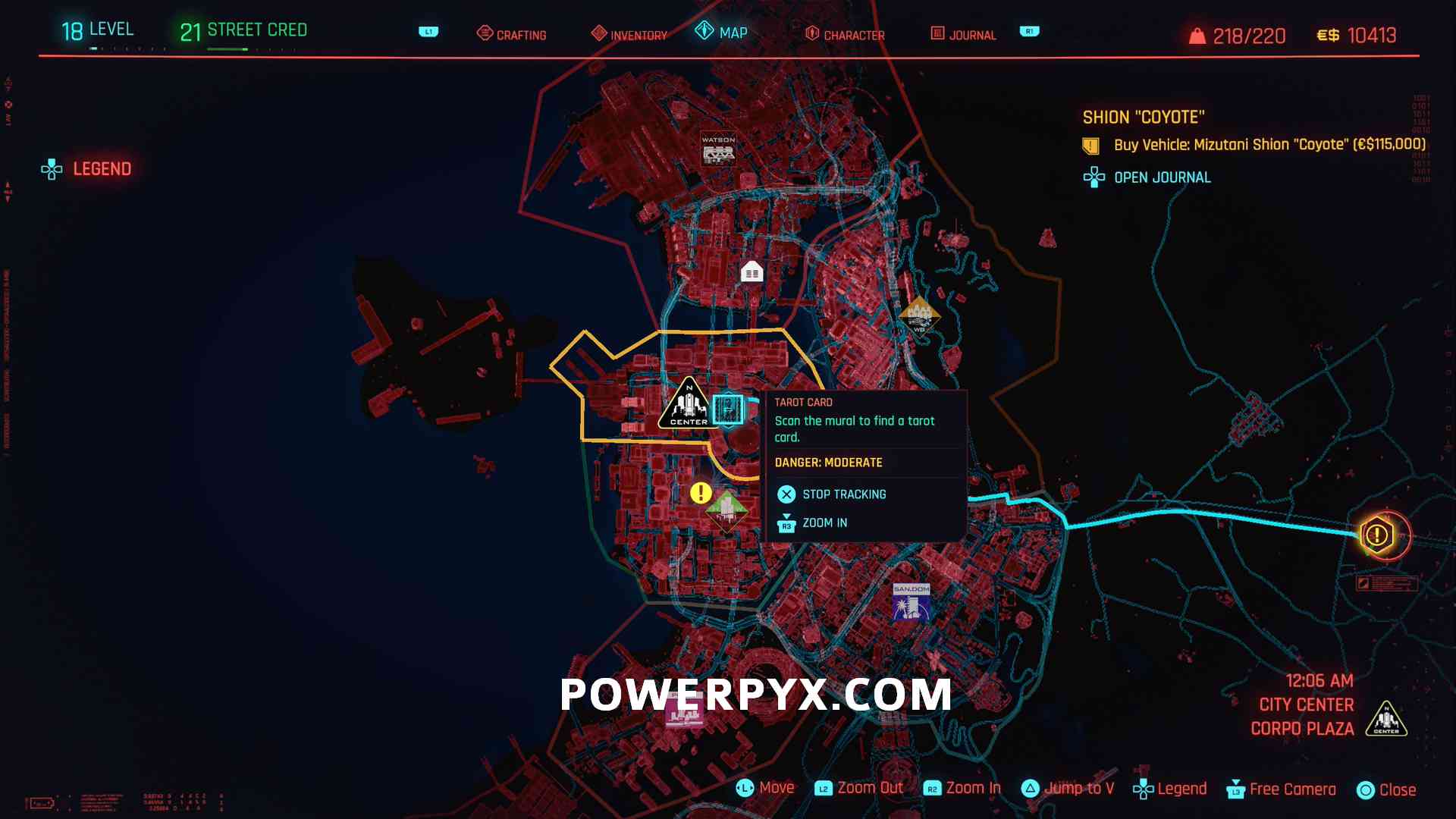 Guides Where to find all the Tarot Cards - Cyberpunk 2077 🕹