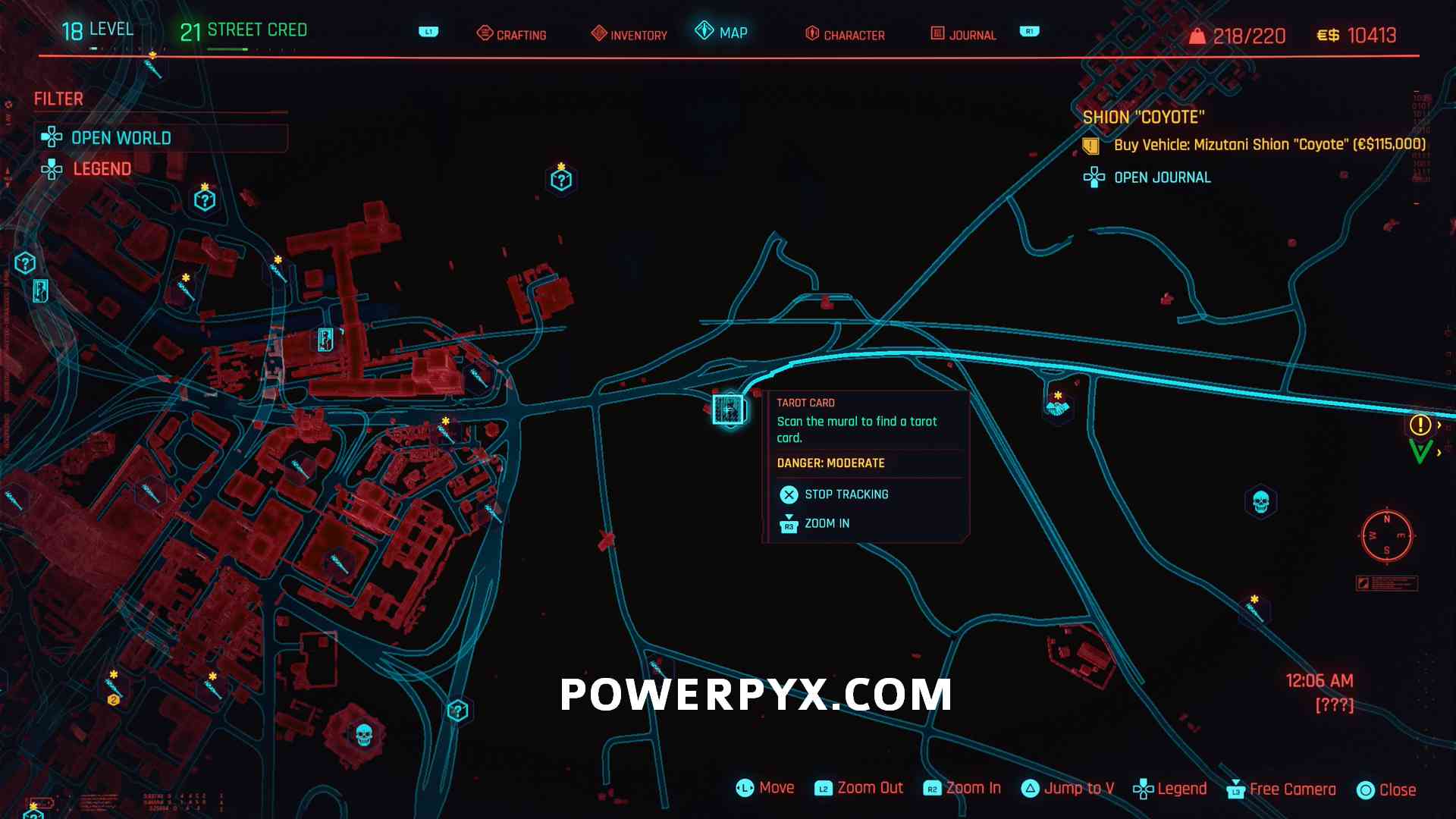 Guides Where to find all the Tarot Cards - Cyberpunk 2077 🕹