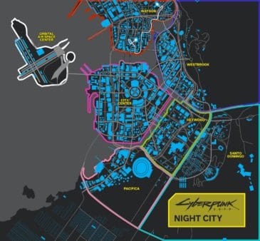Guida completa alla mappa di gioco - Cyberpunk 2077